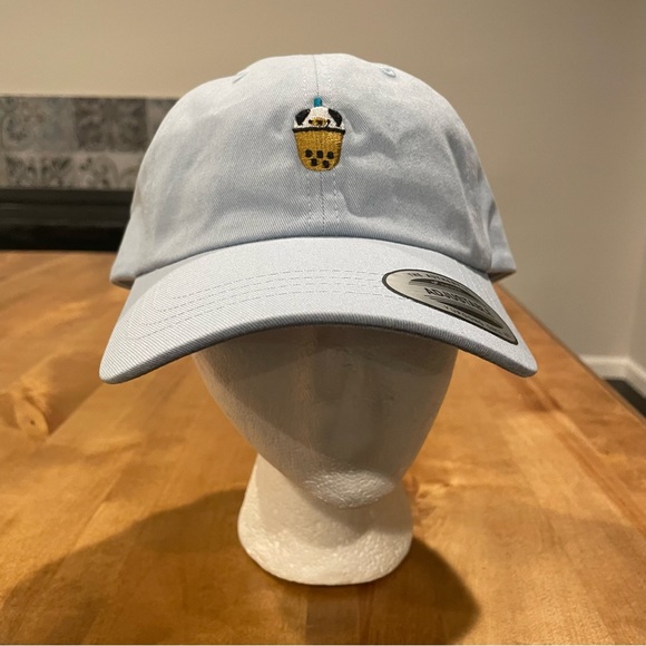 Accessories | Boba Pug Embroidered Light Blue Baseball Cap New | Poshmark